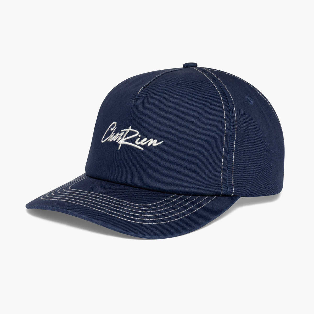 Contrast Stitch Script Cap – Chez Rien